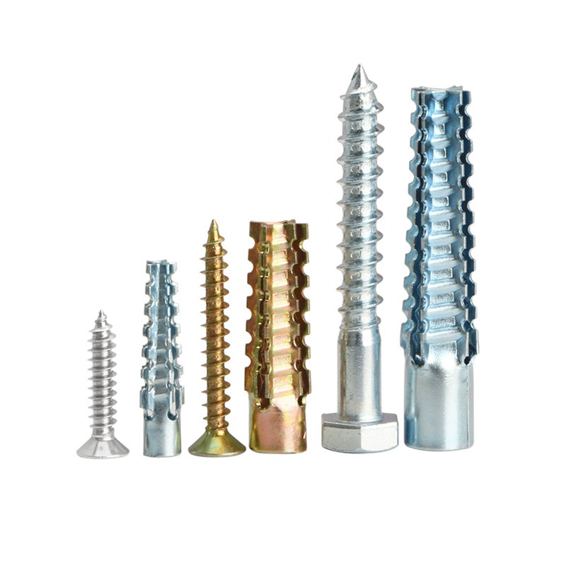 New Metal Expansion Tube Pipe Serrated Steel Wall Anchors Self Tapping ...