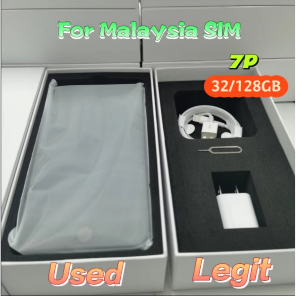 Handphone Second hand Phone 7P 32GB/128G Original Used Phone | Shopee ...