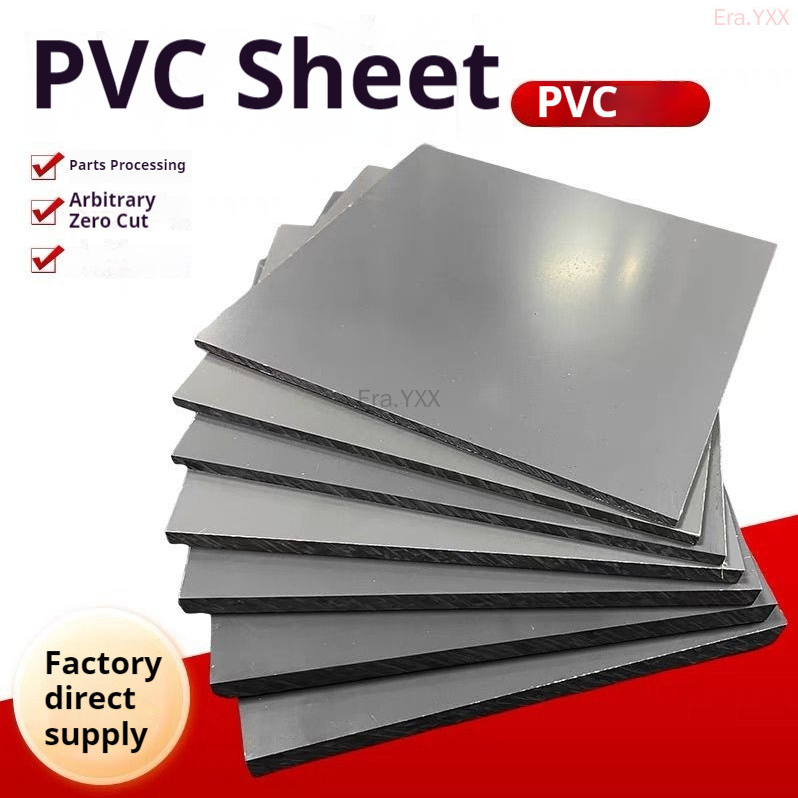 Dark Gray PVC Board Polyvinyl Chloride Flame Retardant Board Acid ...