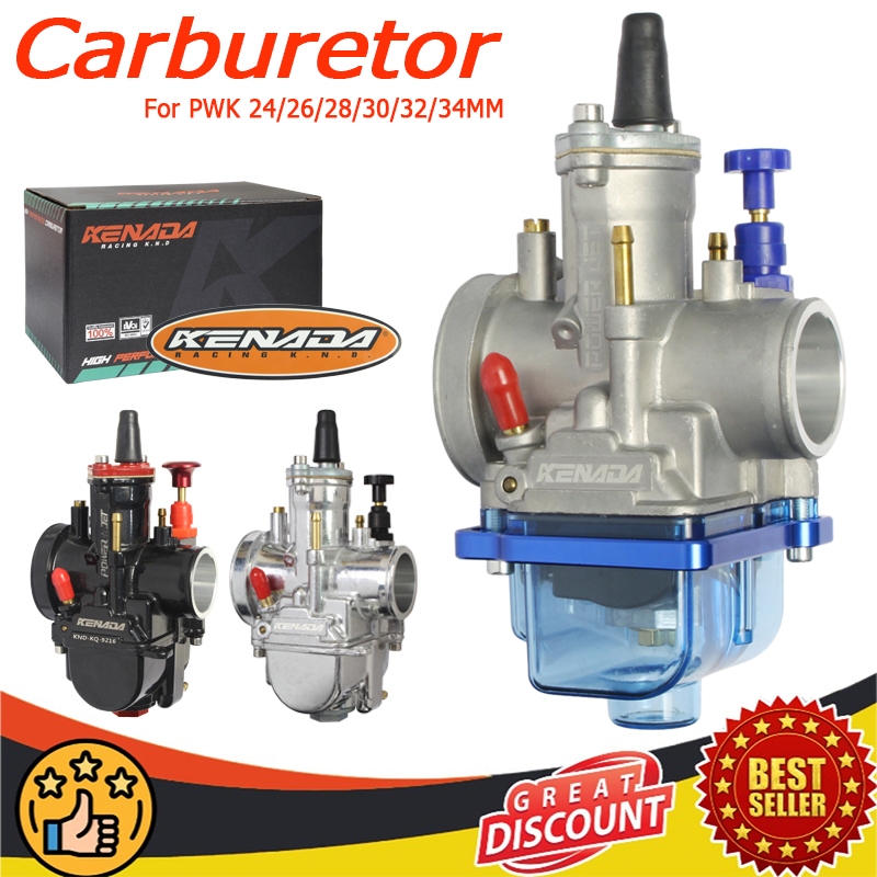 KENADA RACING CARBURETOR RACING CARB KARB CARBURATOR PWK POWERJ ET 24MM ...