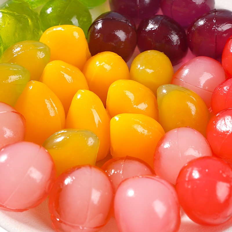 High-value Fun Fruit Flavor Peeled Gummy Candy Sandwich QQ Candy Multi ...