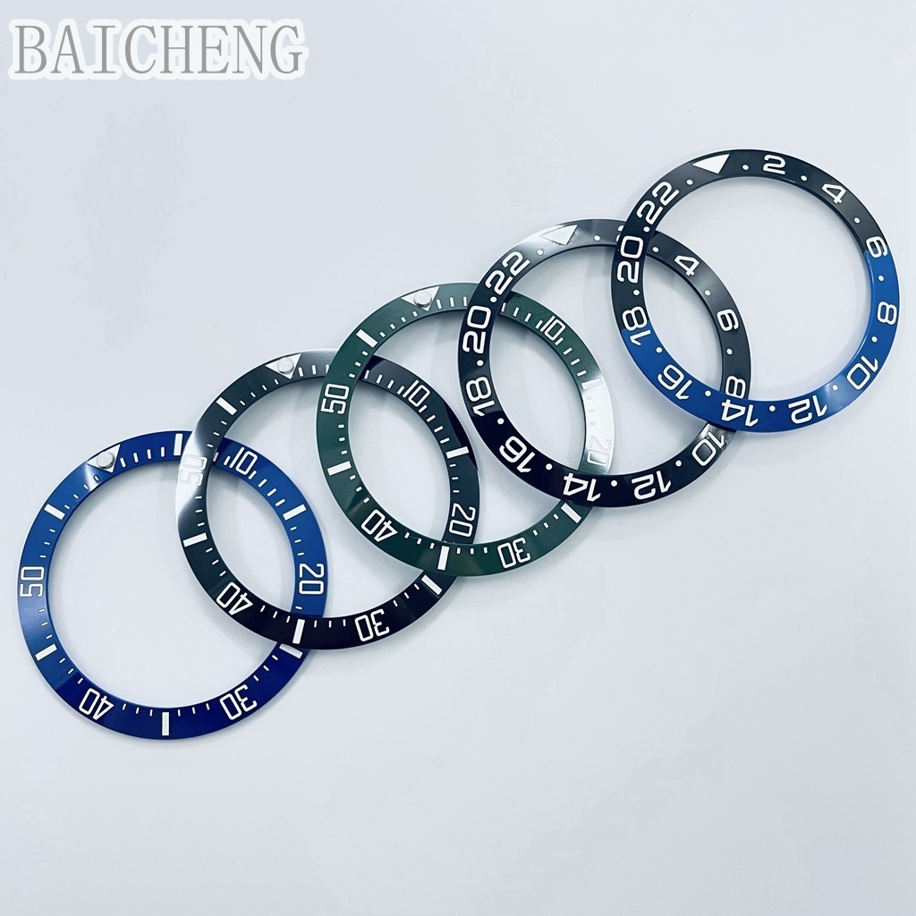 BAICHENG 40mm SEA Ceramics Bezel Black Blue Green Sloping Diving Watch ...