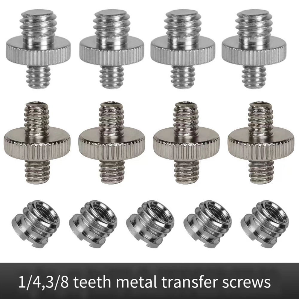 1/4 to 3/8 Camera Adapter Screws Photography Accessories Metal Single ...