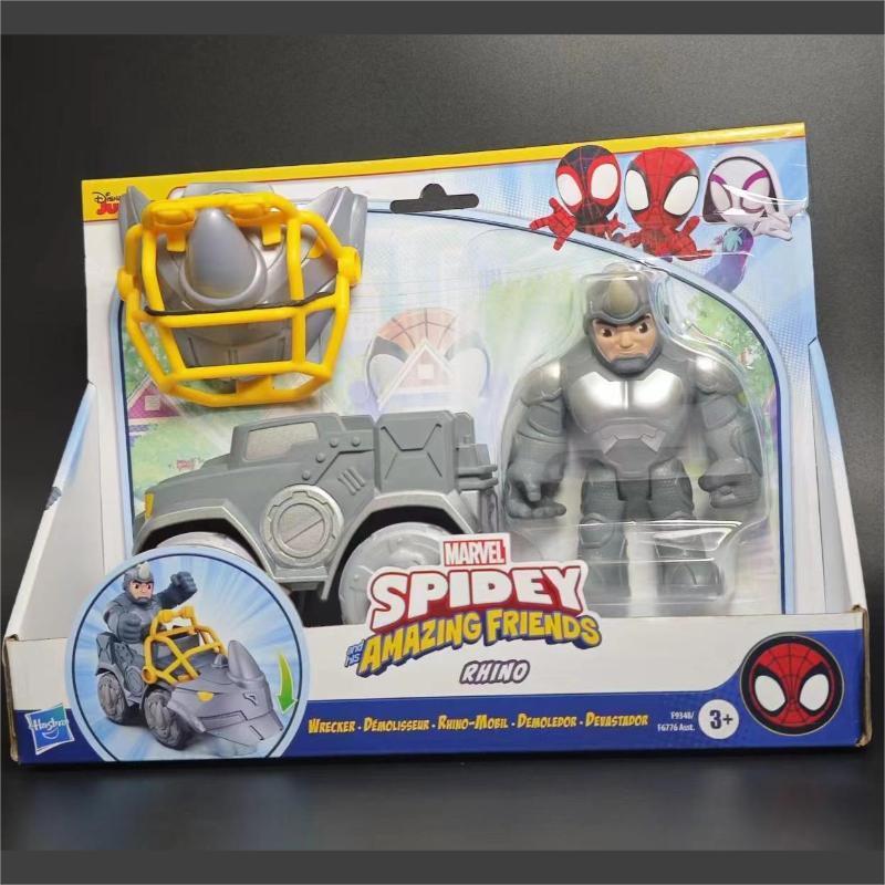 Hasbro Marvel Spider-Man and His Magical Friends Rhino 3 in 1 Cleaning ...