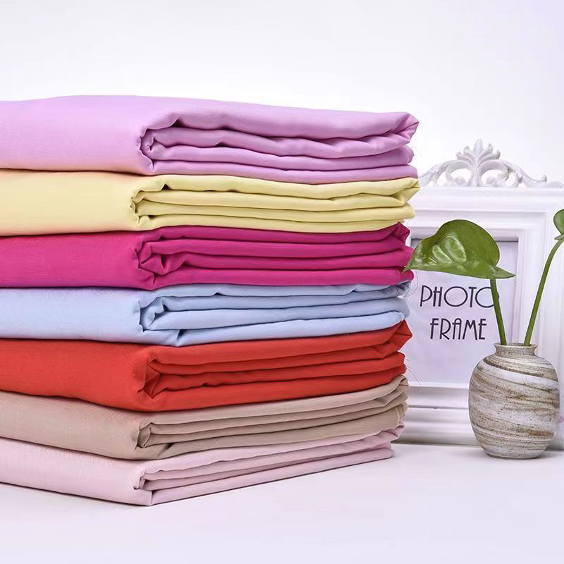 100% Pure Color Plain Weave Cotton Fabric, Width 63inch = 160cm, Pure ...