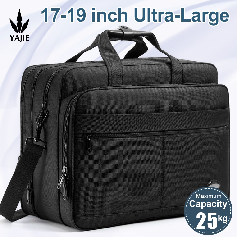 Large Capacity Briefcase Bag Men Business Bag 15.6 inch 17 inch 19 ...