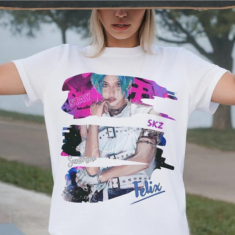 Felix Stray Kids T-shirt Stray Kids Merch Fan Kpop SKZ Felix Sunshine ...