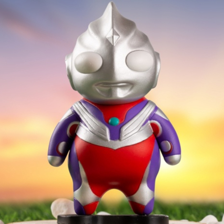 New Q Version Of Ultraman Tiga Fat Ultraman Doll Creative Doll Toy ...