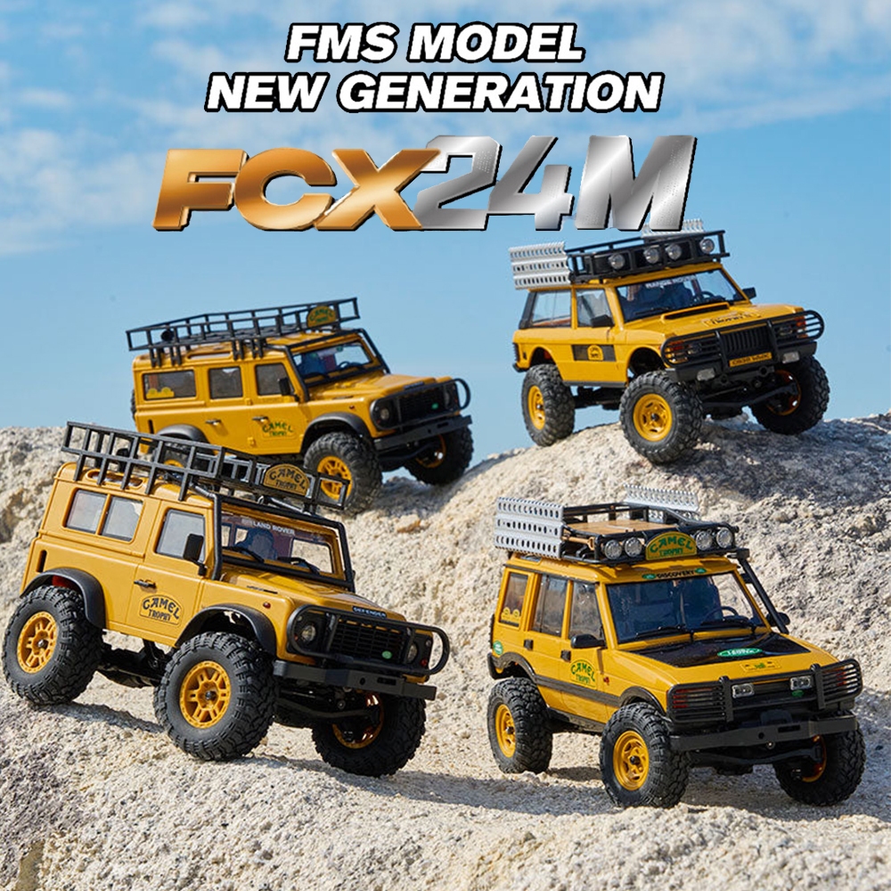 FMS New Release 1/24 FCX24M Land Rover Series RC Car RTR version ...
