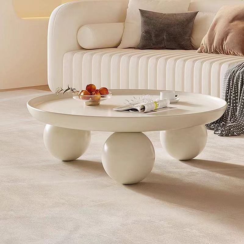 Living Room Household Cream Style Low Coffee Table ins Style Table ...