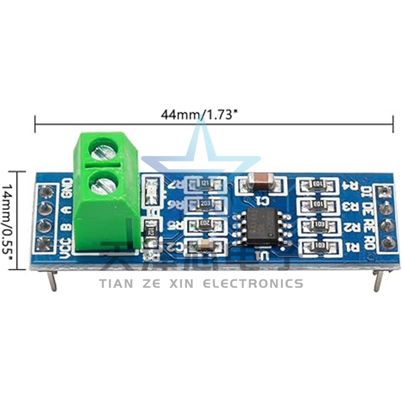 RS-485 MAX485 Transceiver Chip Module TTL to RS-485 Module SCM ...
