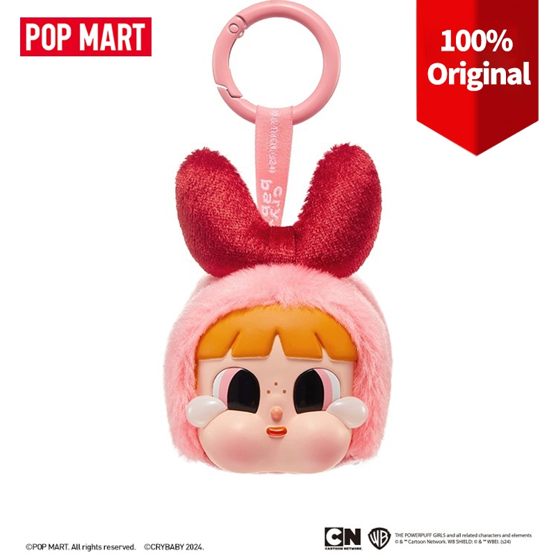 100% Original POPMART CRYBABY The Powerpuff Girls Series Vinyl Face ...