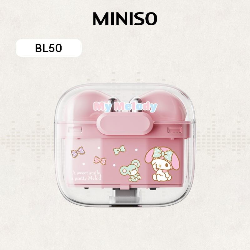 Miniso BL50 Wireless Bluetooth Earphones Sport Noise Reduction With Mic ...