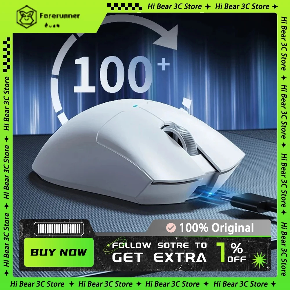 EWEADN X21 Wireless Mouse Three Mode PAW3311 Sensor Gaming Mouse Low ...