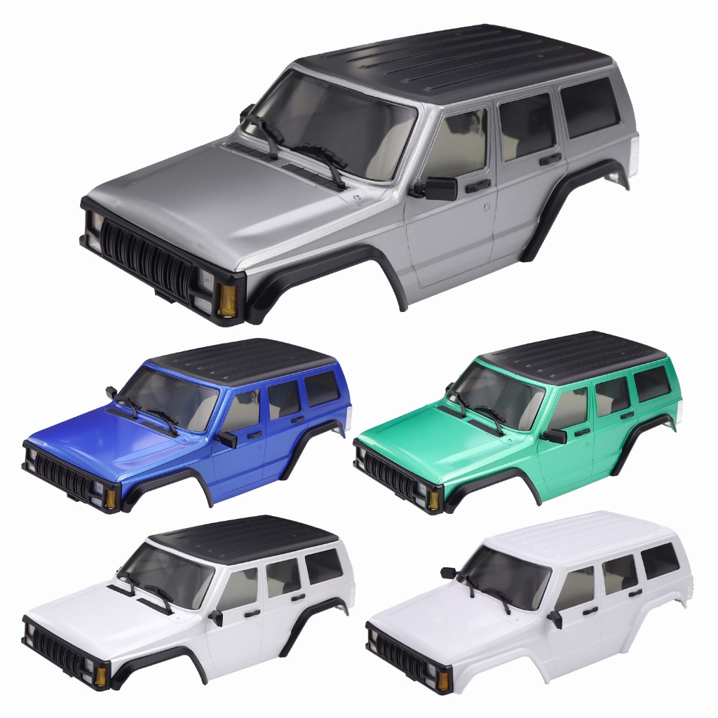 TRX4M Bronco Defender ABS 6.10in Wheelbase Hardtop Cherokee Body Shell ...