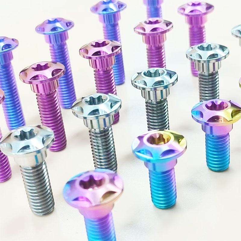 TC4/Gr5 Titanium Bolts M8x20/25/30/35mm motorcycle disc screw for ...