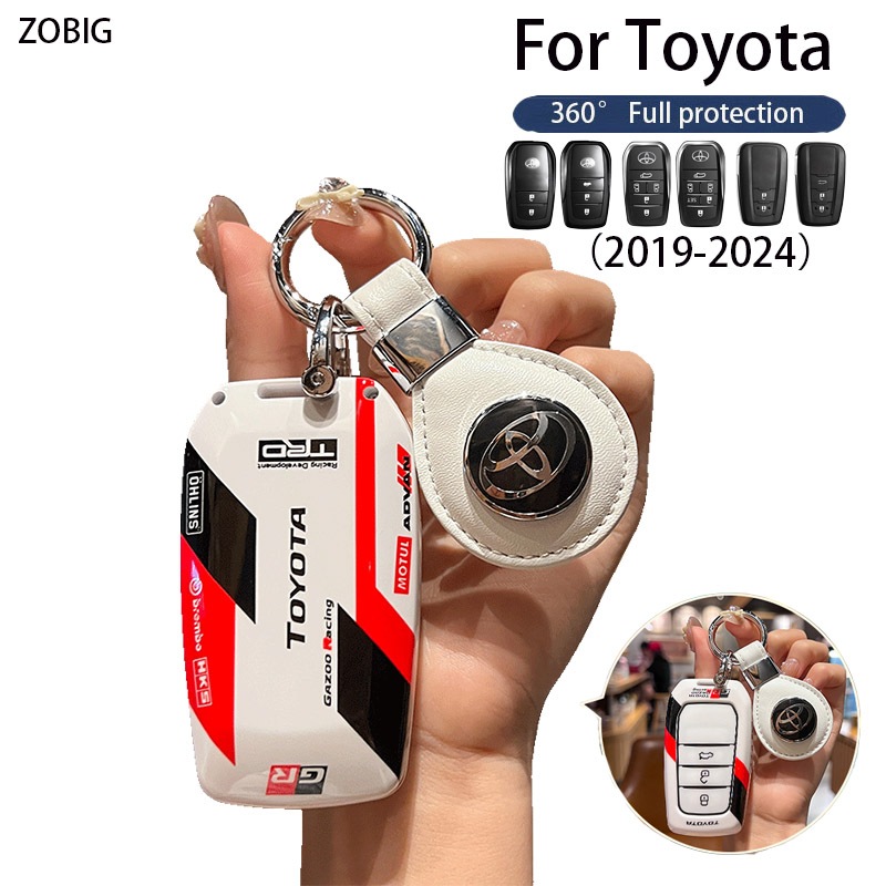 ZOBIG ABS for Toyota Key Fob Cover Key Fob Case for Toyota CHR Camry ...