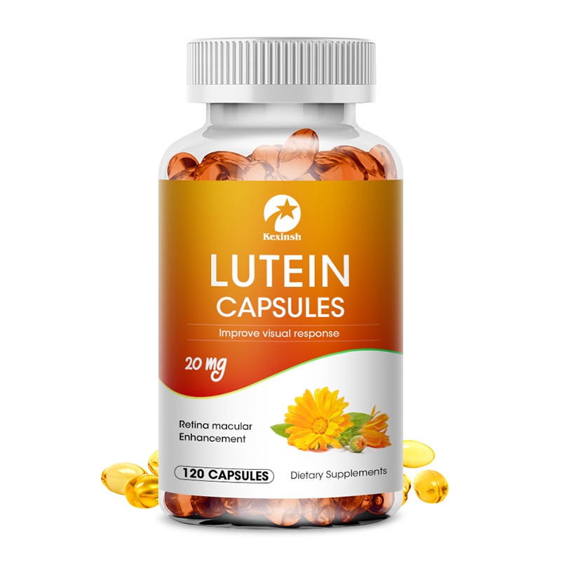 Kexinsh Lutein Capsules Natural Eye Care Lutein Supplement Eye Strain ...