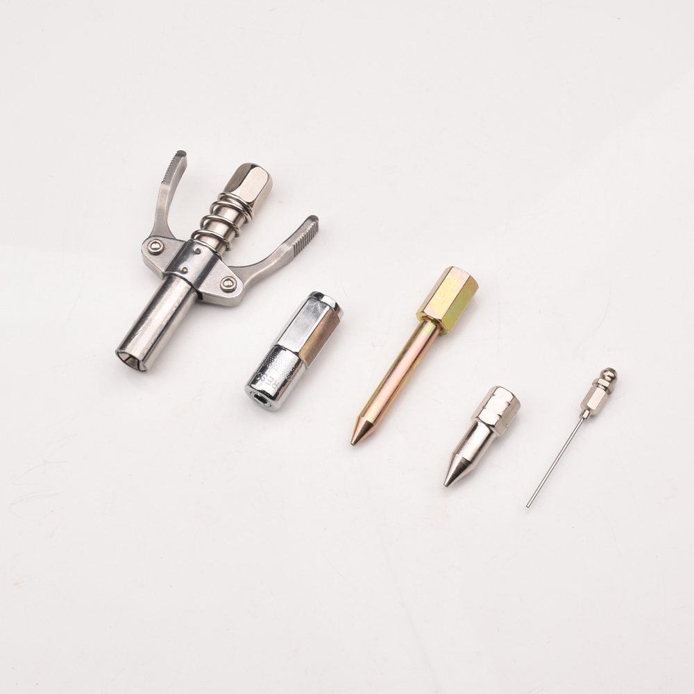 Needle Nose Grease Gun Head Heavy-Duty Grease Gun Coupler Kit Hige ...