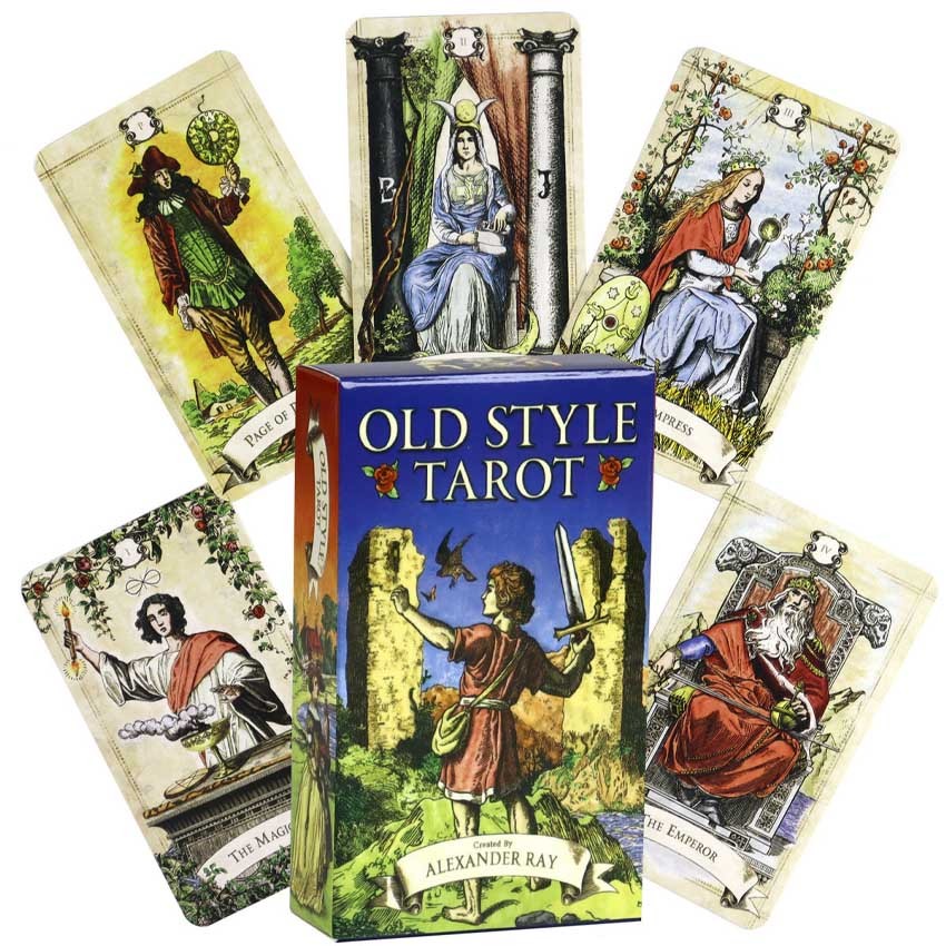 Old Style Tarot 78 Cards Deck Tarot Game Deck | Shopee Malaysia