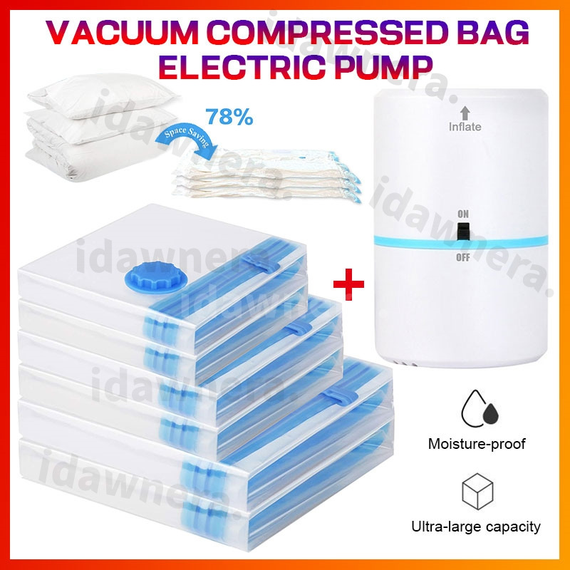 Multipurpose Compressed Bag Electric Pump Travel Vacuum Bag Pump Mini ...