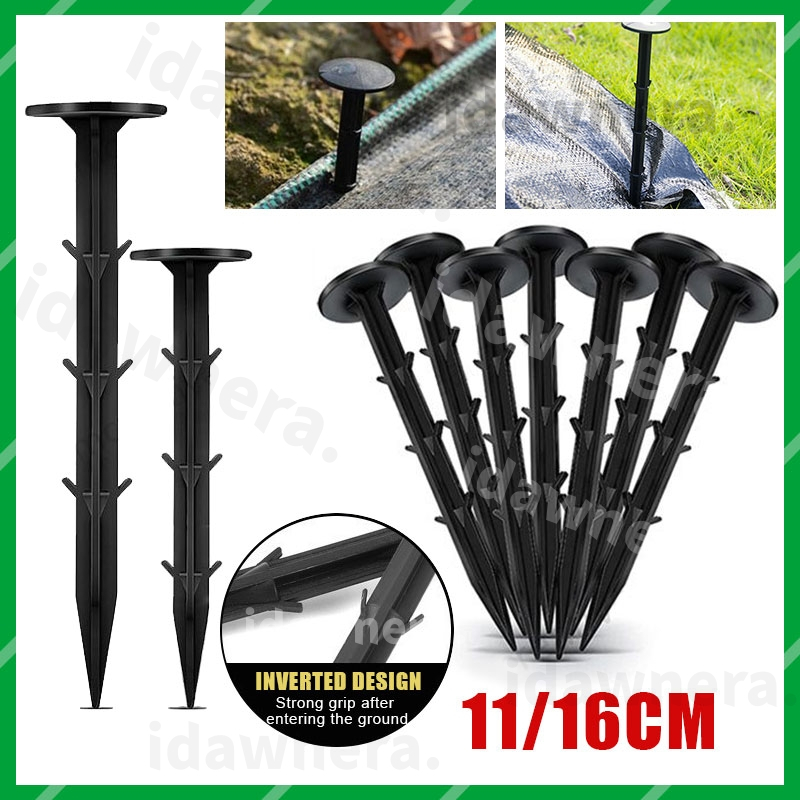 [Ready Stock] Premium Plastic Nails Weed Pads Farm Nails Ground Cover ...