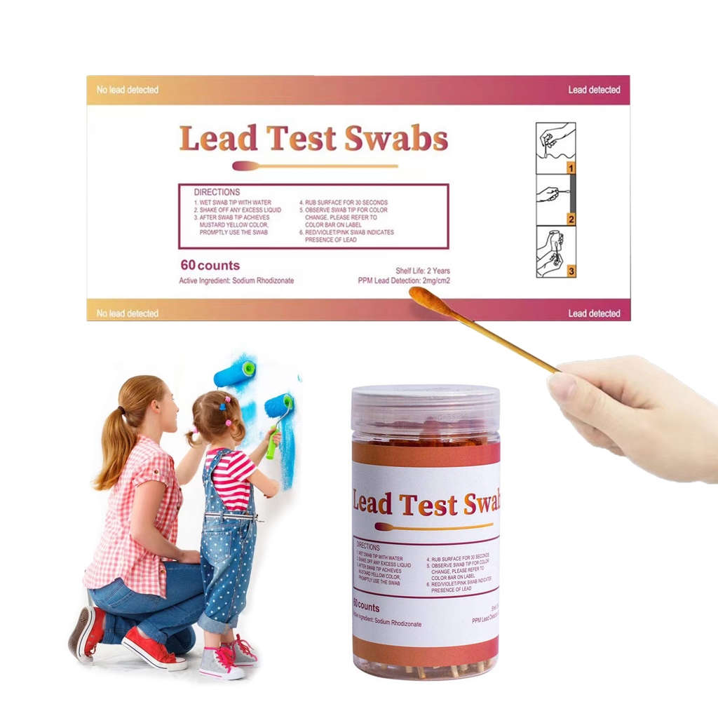 Lead Paint Test Kit with 60 pcs Test Swabs, Instant Lead Test Kit for ...