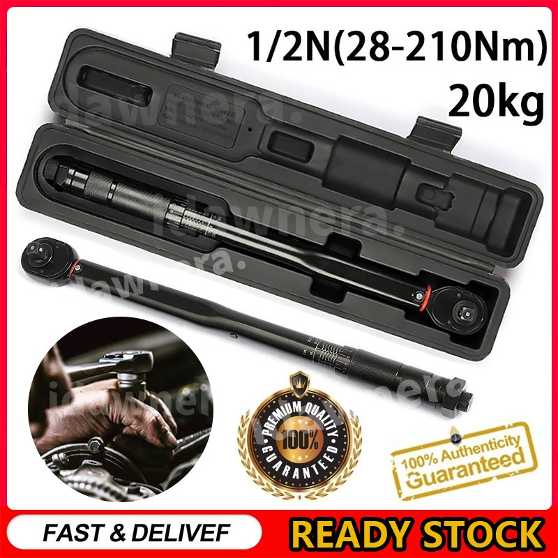 Micrometer Adjustable Torque Wrench 1/2" 3/8"1/4" 5-25Nm 19-110Nm 28 ...