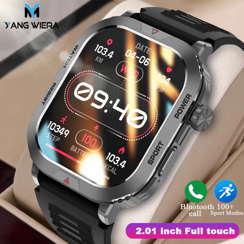 2024 New Outdoor Sports Smart Watch 2.01" HD Color Screen Bluetooth ...