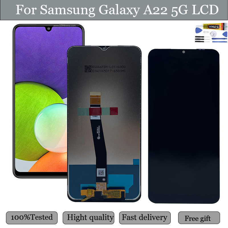 For SAMSUNG Galaxy A22 5G/A226 LCD SM-A226B SM-A226B/DS SM-A226B/DSN SM ...