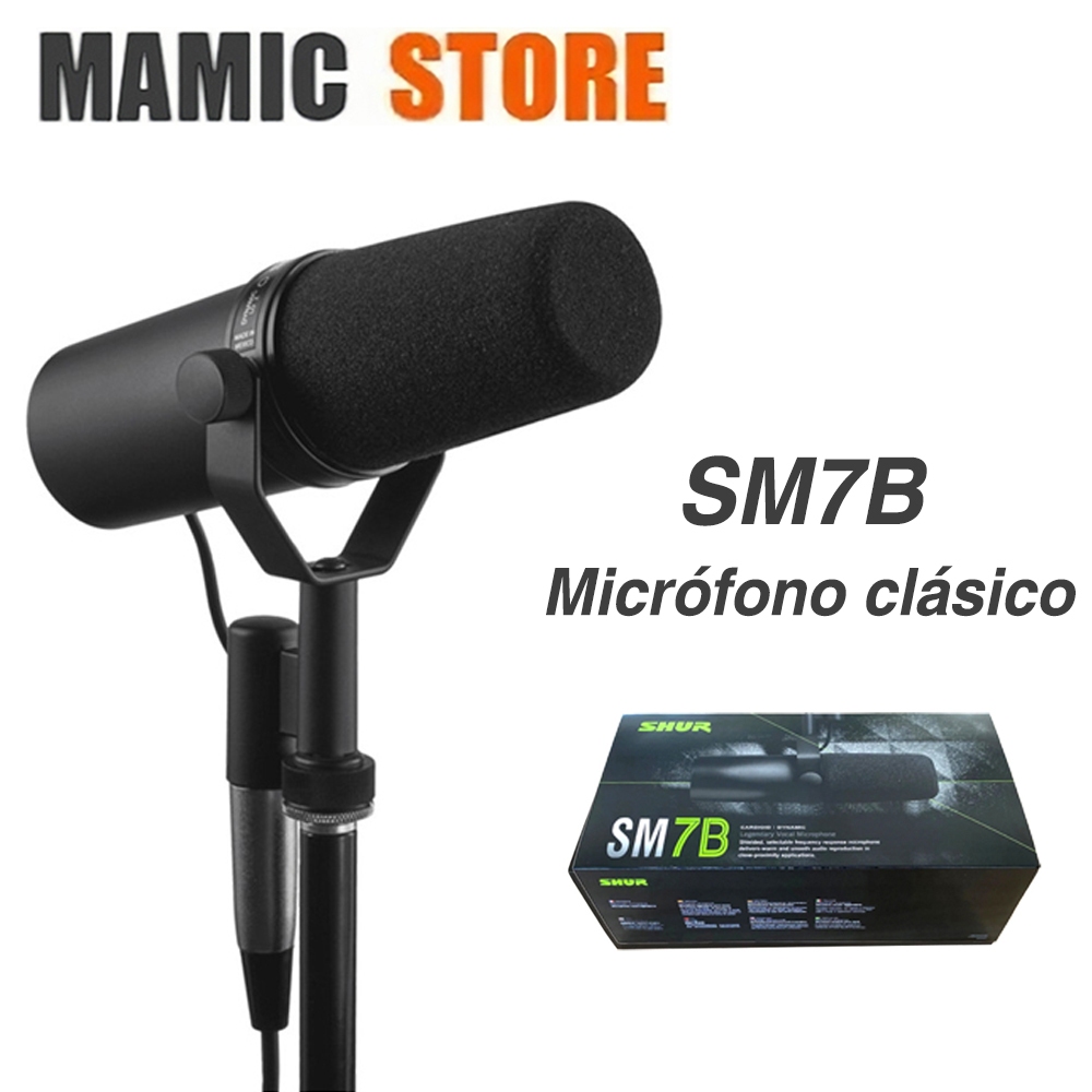 SM7B Professional Cardioid Dynamic SM7B Microphone Studio Selectable ...