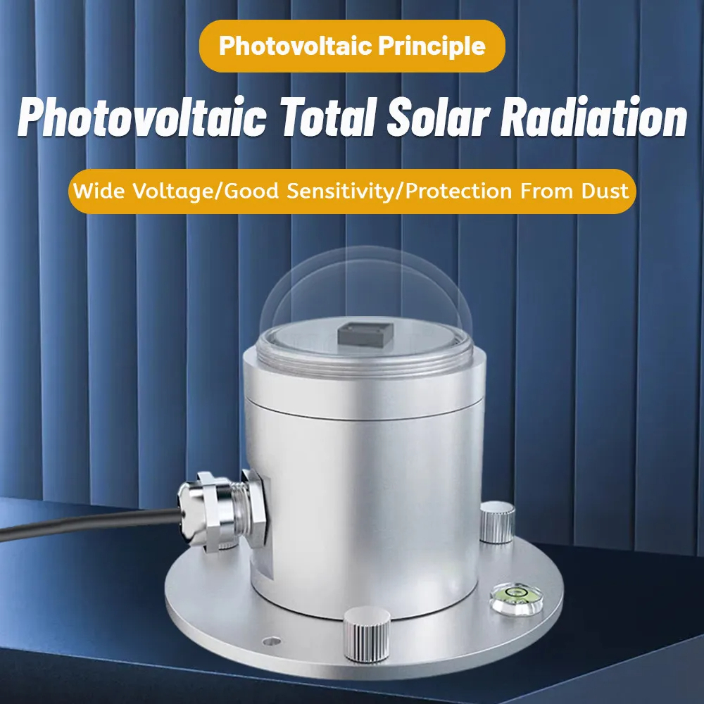 Total Solar Radiation Sensor RS485 0-5V 0-10V 4-20MA Output Radiation ...