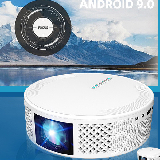 New Projector Home Office Mobile Phone Wireless HD Projector Portable ...