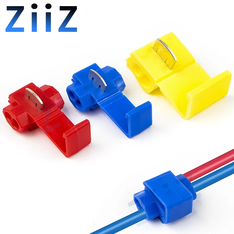 10PC T-Tap Connector Quick Electrical Cable Connector Snap Splice Lock ...