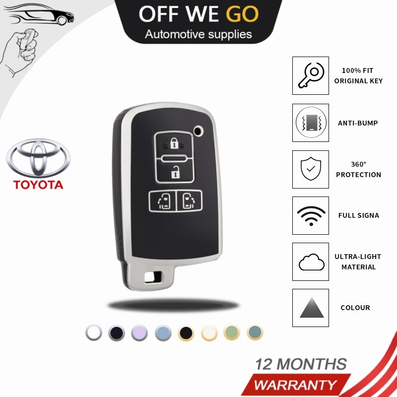 OFF WE GO Toyota Sienta Alphard Voxy Noah Esquire Harrier Car Key Case ...