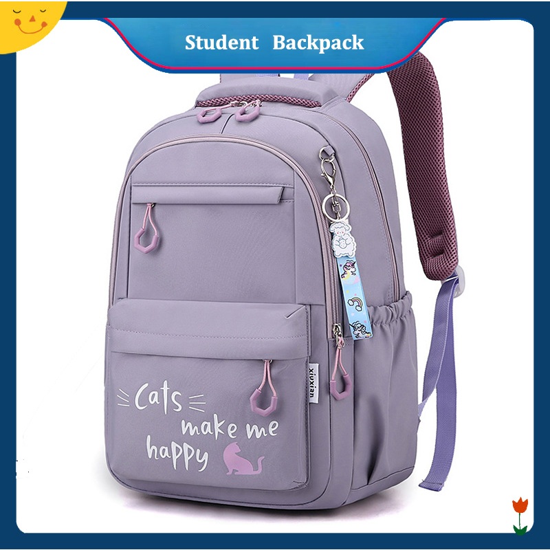 Middle School Bag for Girls Teenager Primary Student Backpack Women ...
