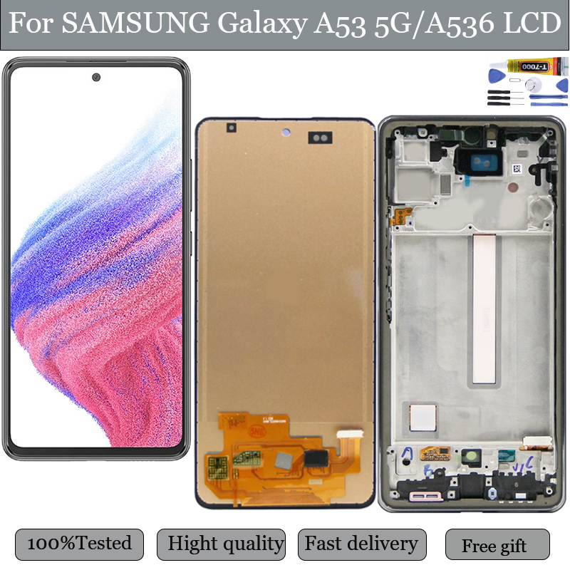 Original For Samsung Galaxy A53 5G Sm-A536 Lcd Touch Screen Digitizer ...