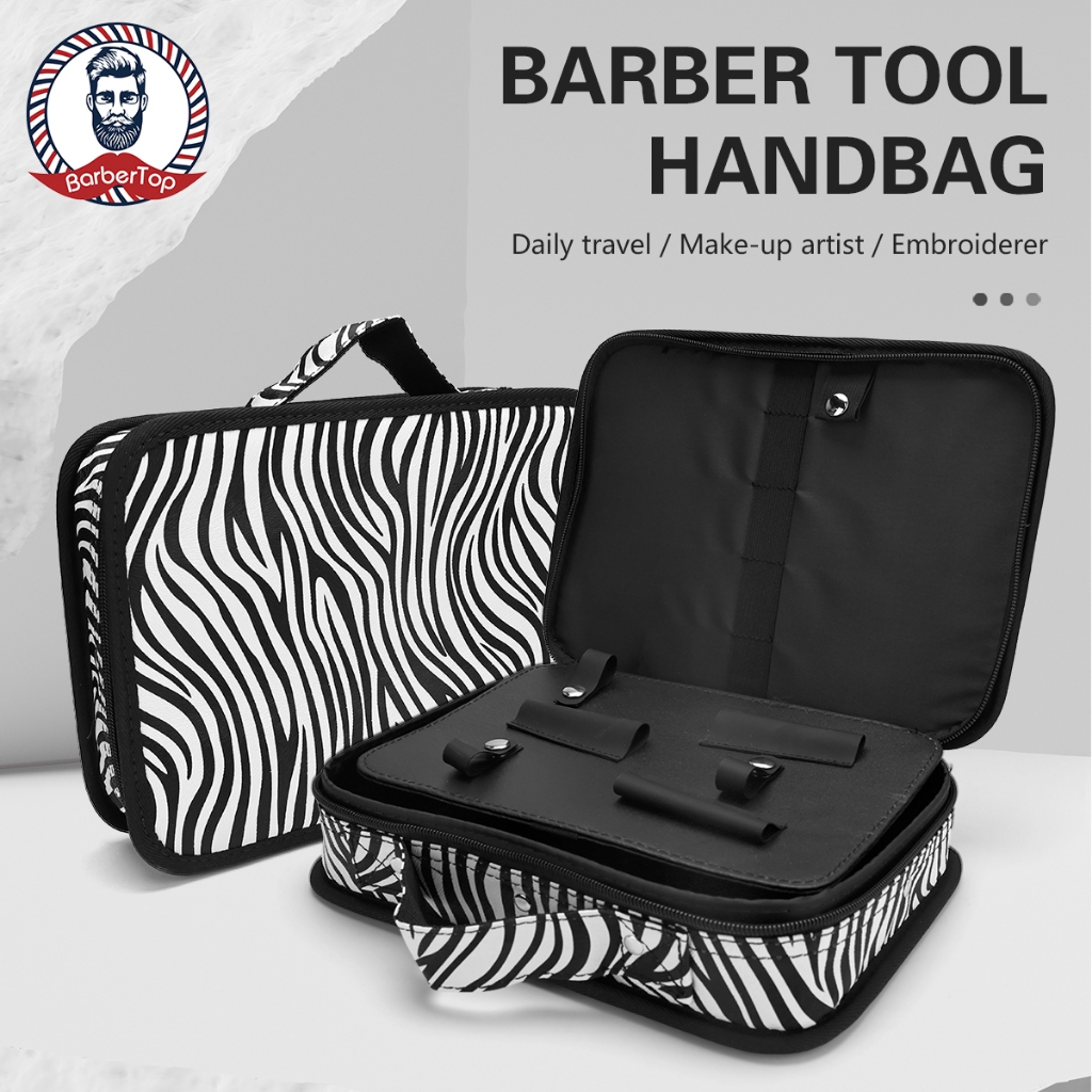 Spot#Professional hairdressing tool bag scissor bag barber hairstylist ...