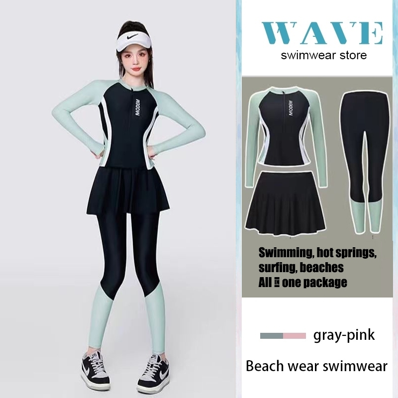 [WAVE]Malaysia Penang Spot Women's swimming suit long sleeved sun ...