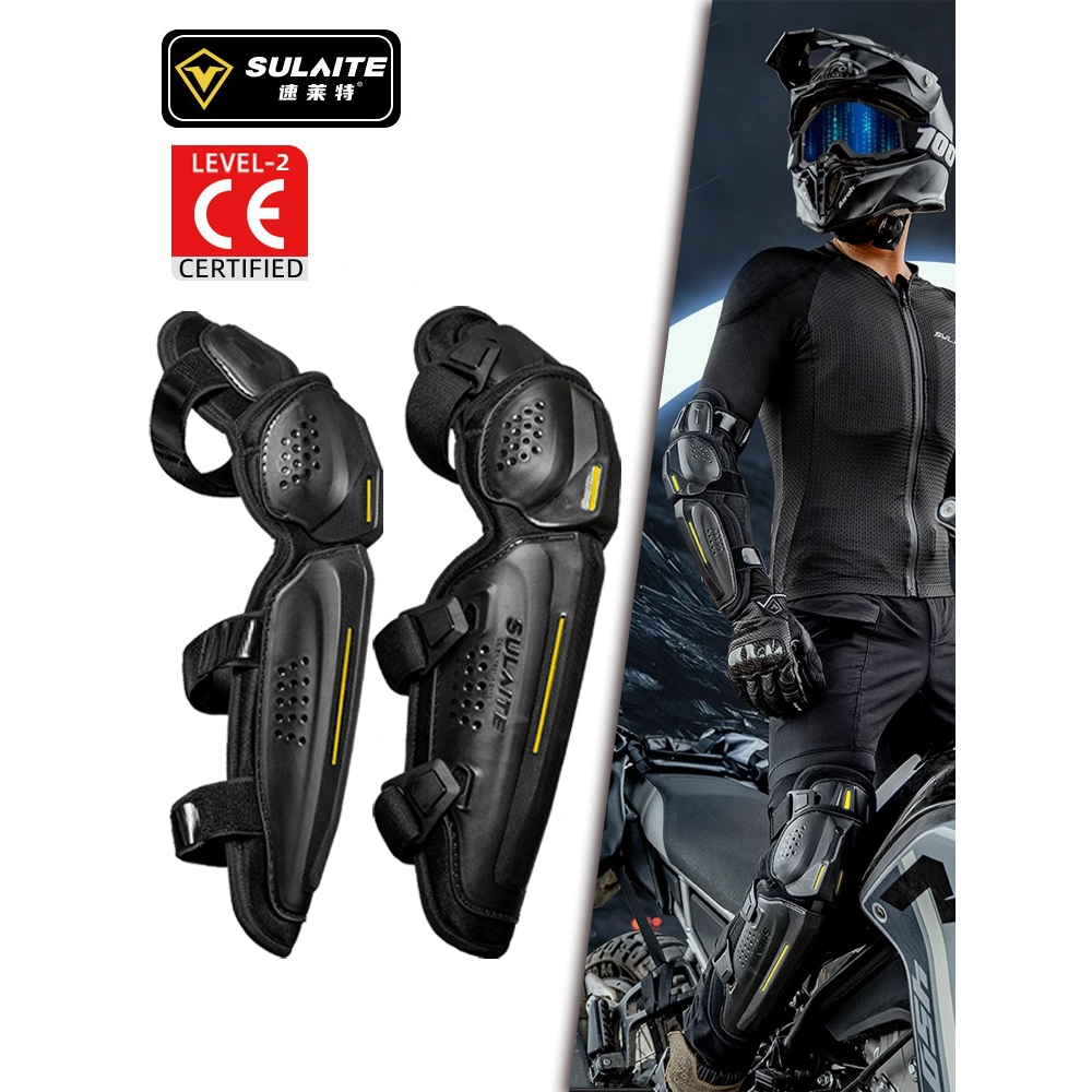 SULAITE CE Level 2 Motorcycle Knee-and-Shin Guards Elbow Pads for Men ...