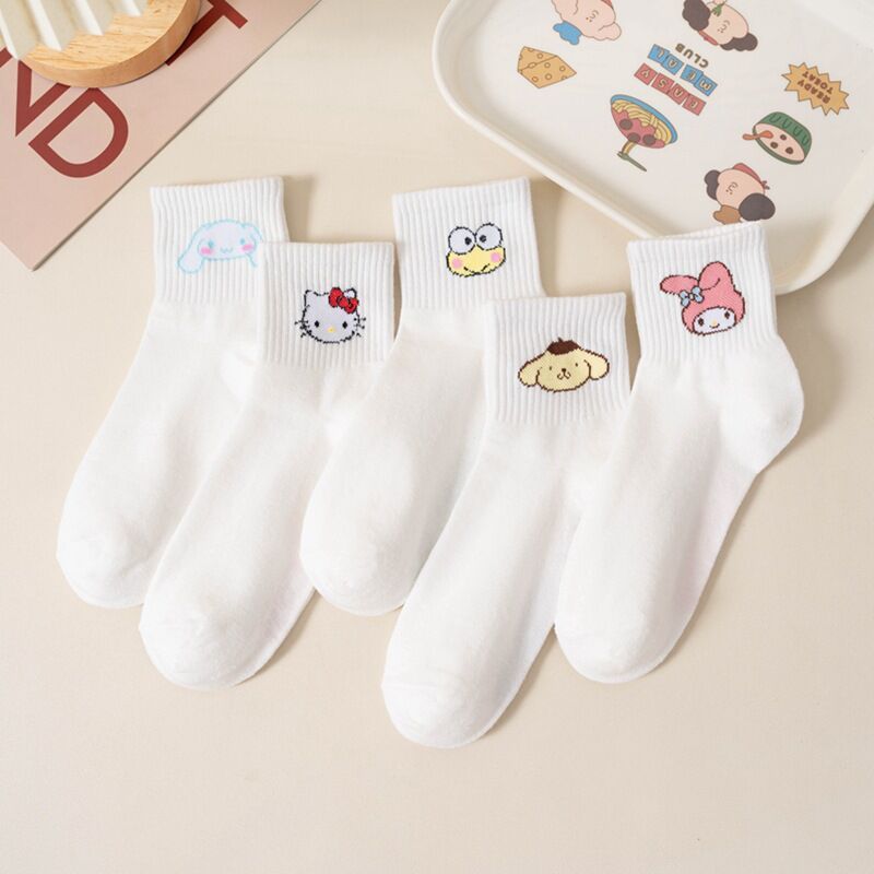 Y2K Hello Kitty Socks for Girls Medium Socks Kawaii Sanrio Hello Kitty ...