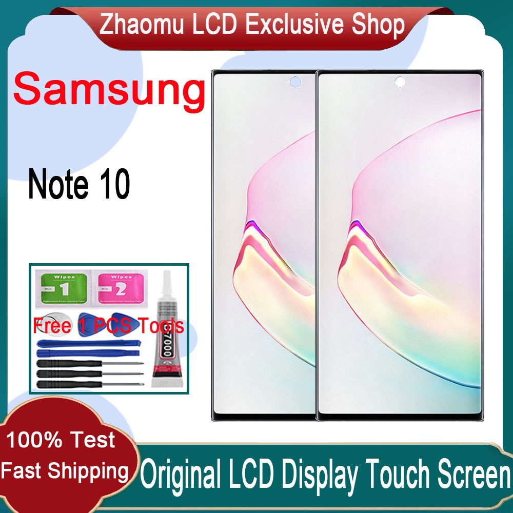 Original AMOLED Samsung Galaxy Note 10 4G 5G LCD Display Touch Screen ...