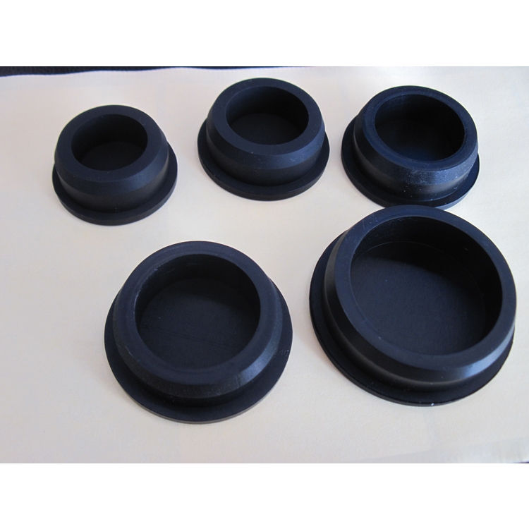 Black Silicone Rubber Stopper Plug Push In Hi Temp Compression Stem ...