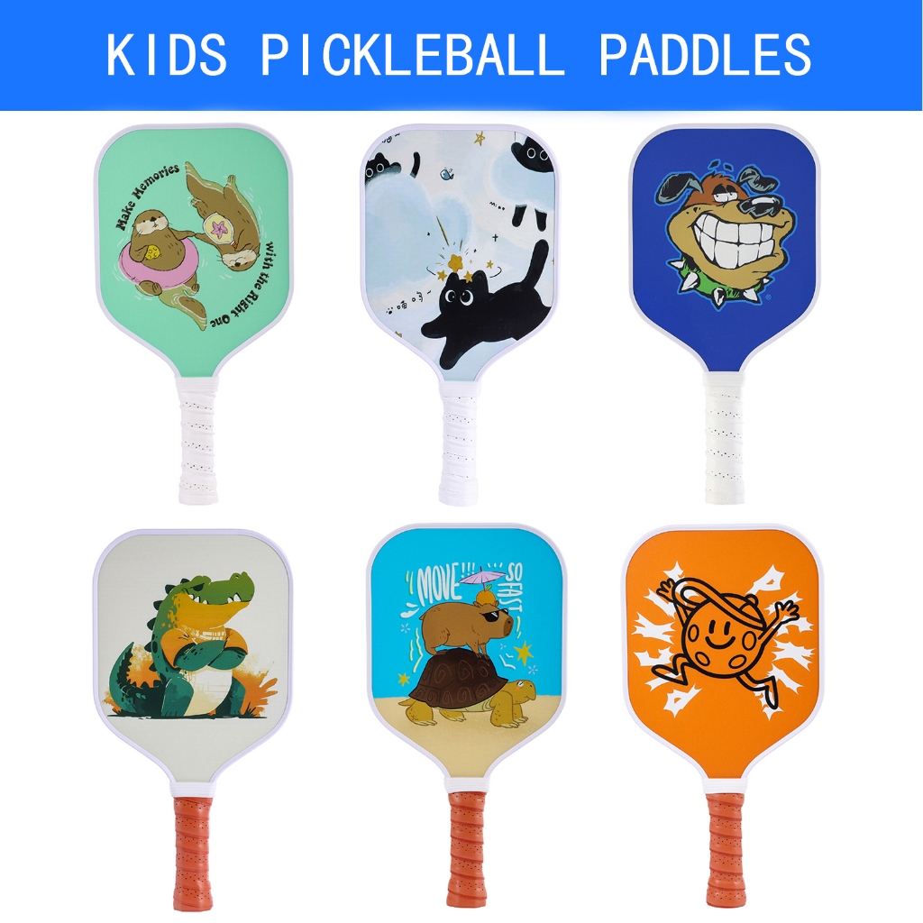 Kids Pickleball Paddles Cartoon Animal Little Mermaid Astronaut Galaxy ...