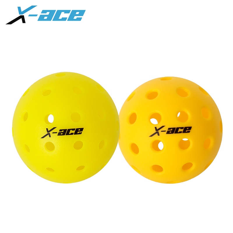 X-ace Pickleballs 3/6Pcs, 26/40 Holes Outdoor Indoor Pickleball Balls ...