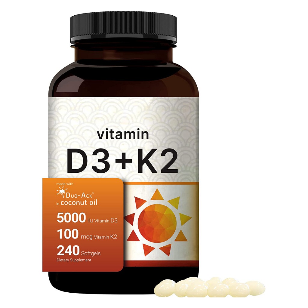 D3+K2 soft capsules promote calcium absorption and enhance immunity d3+k2 supplements Halal ...