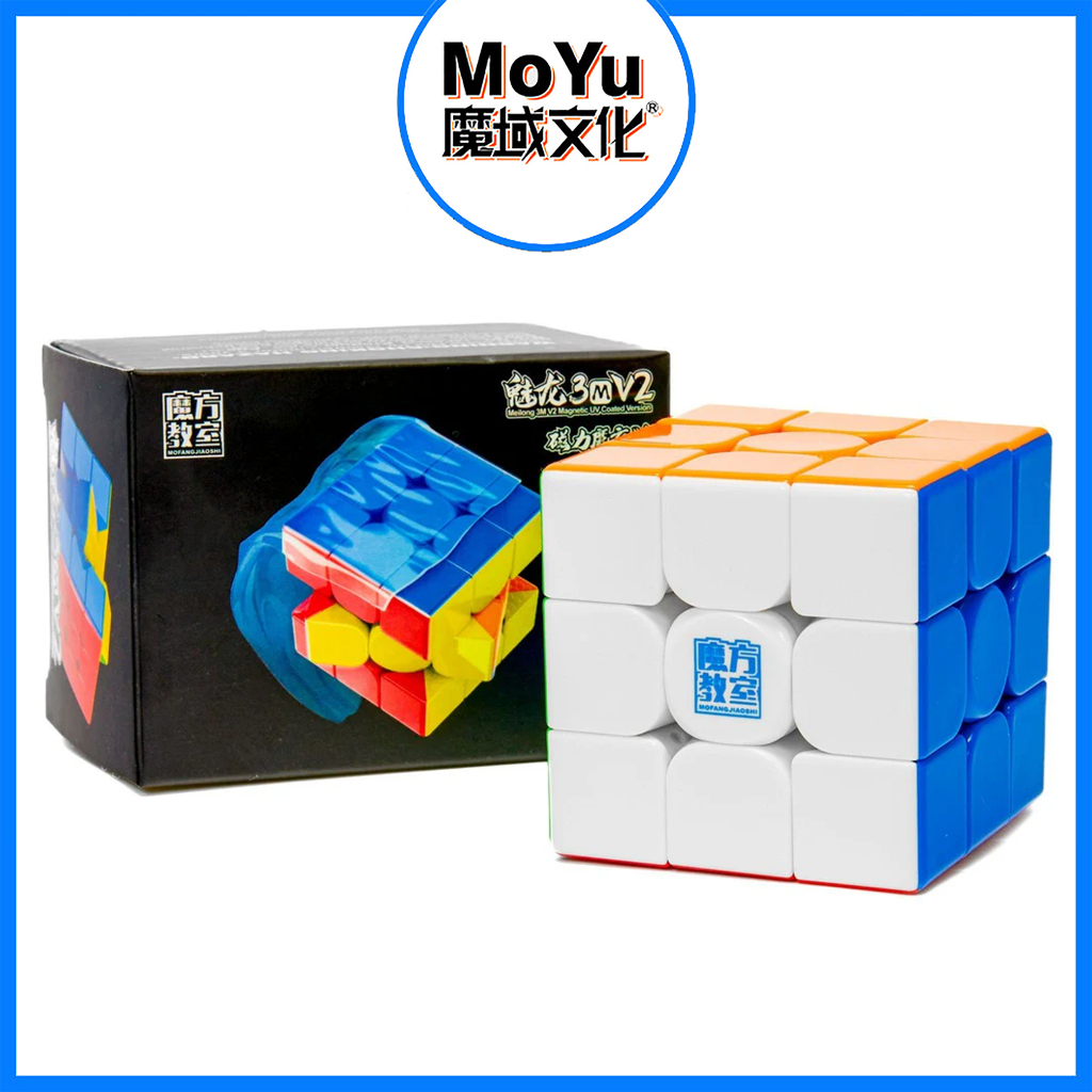 MoYu MeiLong 3x3 V2 Magnetic UV Coated Cube MeiLong 3M V2 UV Cube ...