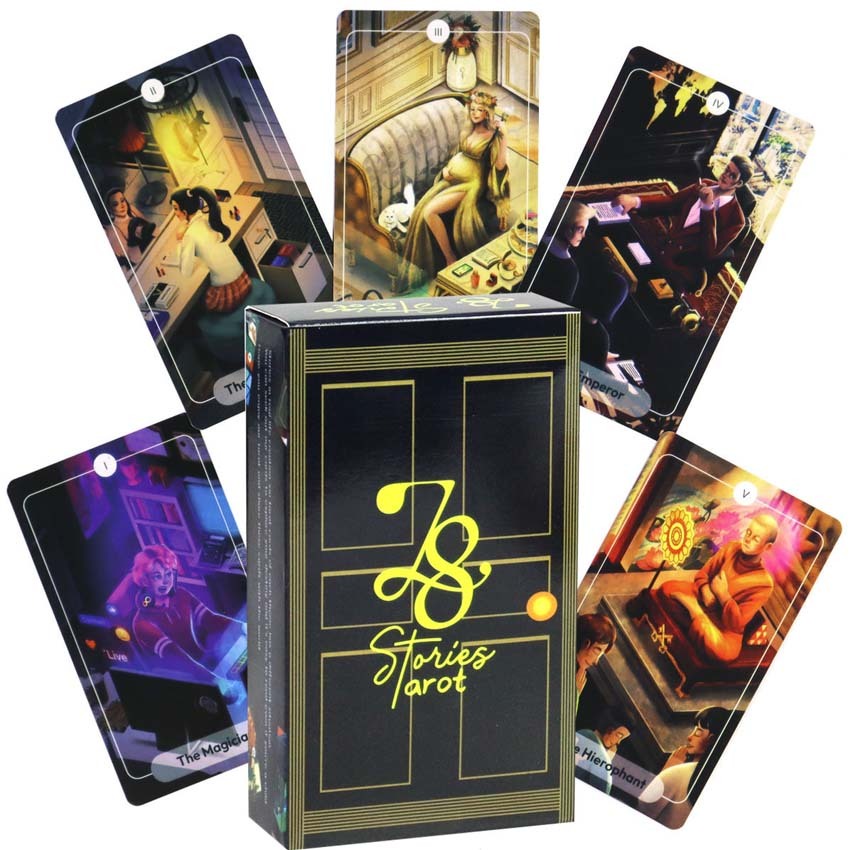 Stories Tarot 78 Cards Deck Tarot Game Deck 10x6 cm | Shopee Malaysia