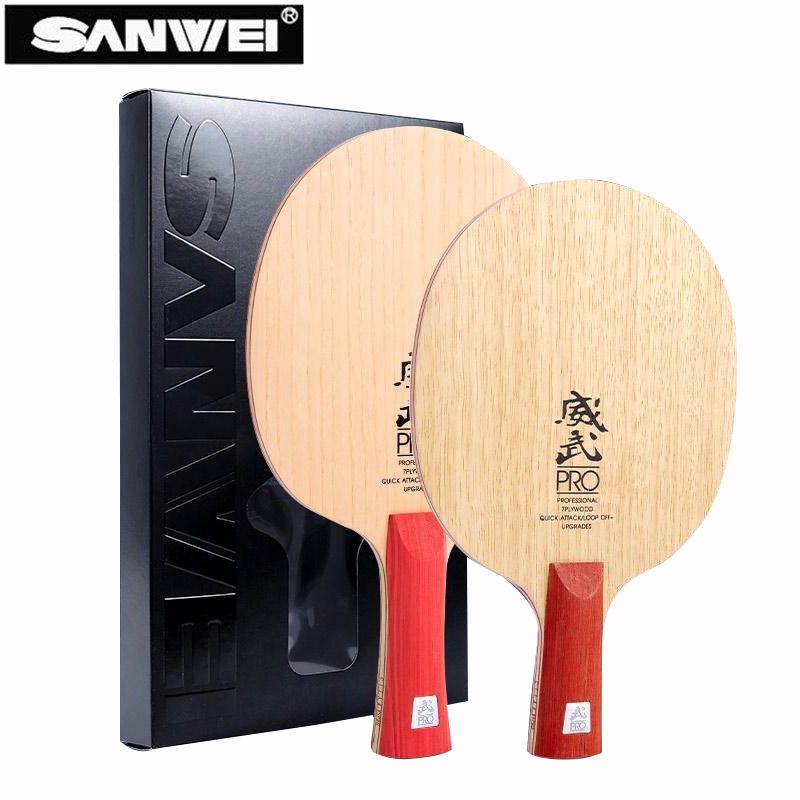 SANWEI V5 PRO Table Tennis Blade Professional 7 Plywood Quicky Attack+ Loop OFF+ Ping Pong ...