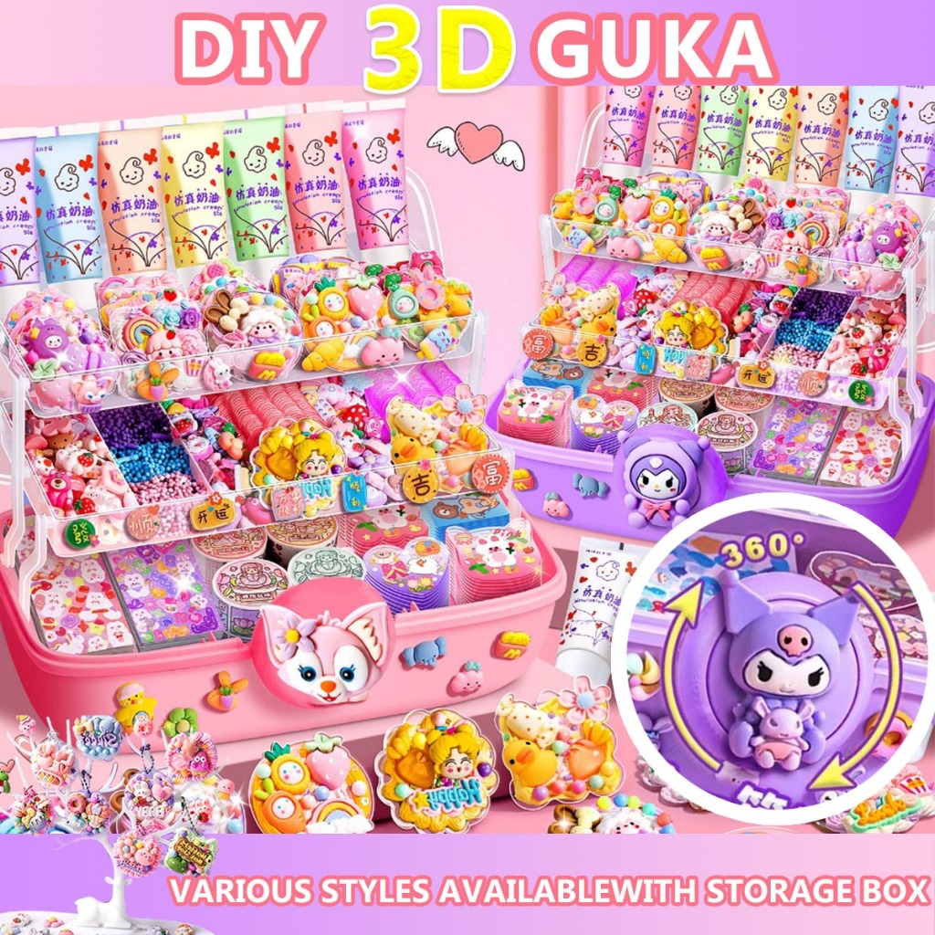Local Deliver Guka Keychain Set 1008PCS Full Set GUKA Handbook Deluxe ...